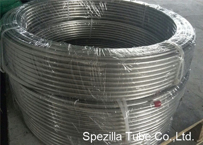 1.4301 TP304 Drawn stainless steel flexible exhaust tubing Coiled ...